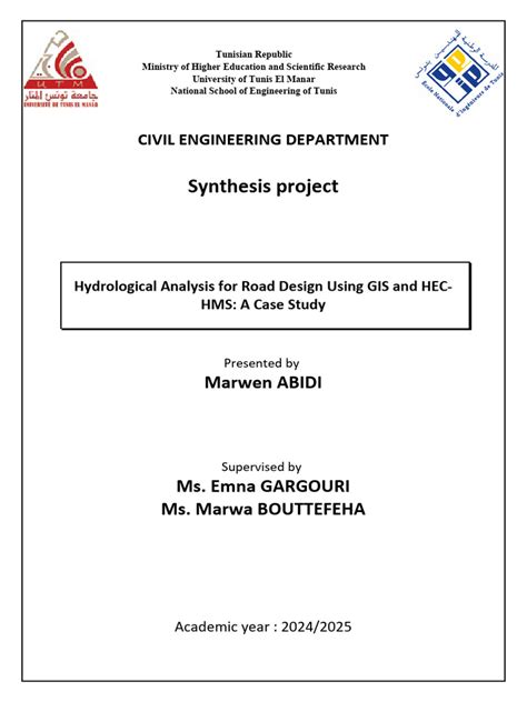 Hydrological Analysis For Road Design Pdf Geographic Information