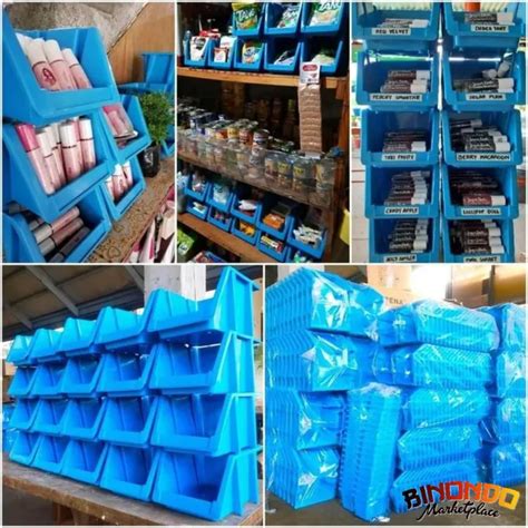 ♪medium Stackable Bin Boxes Storage Organizer Supplies Tools Bin And Rack Medicine Organizer