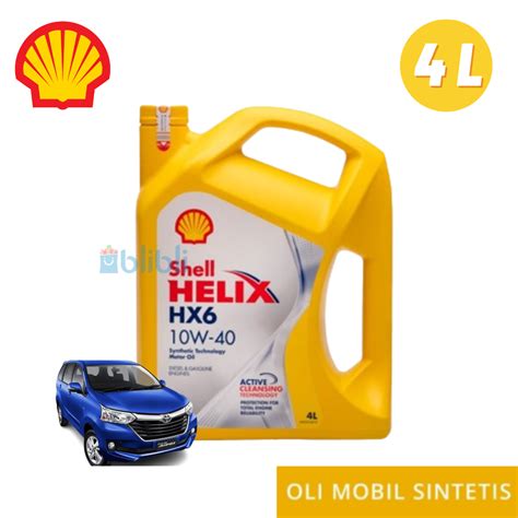 Jual Shell Helix Hx6 10w40 4l Oli Mobil Bensin Diesel Shell Ukuran