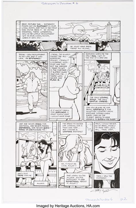 Terry Moore Terry Moores Strangers In Paradise 6 Story Page 2 Lot