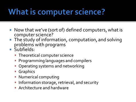 Computer Science I Cs Ppt Download