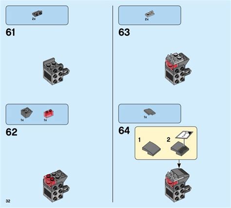 Lego Instructions For Set 76124 War Machine Buster Marvel Super Heroes