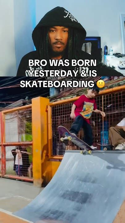 Bro Was Born Yesterday And Is Skateboarding 😐 Youtube