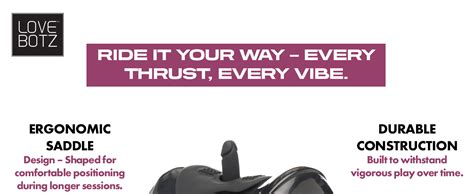Lovebotz The Bucking Saddle 10x Thrusting And 10x Vibrating