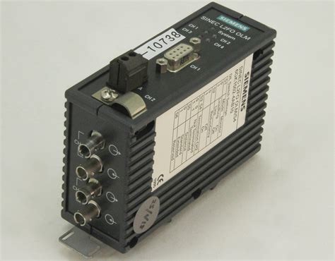 10738 Siemens Optical Link Module Sinec L2fo Olm S4 6gk1502 4ab10 J316gallery