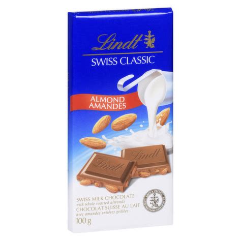 Lindt Swiss Classics Milk Almond Bar