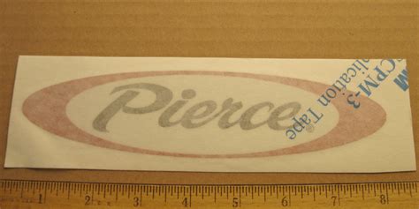 Decal 3 Color Pierce Logo Pierce