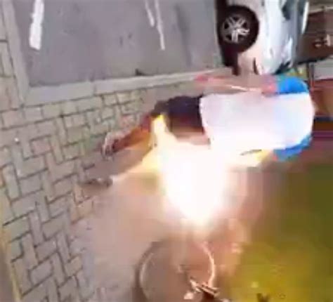Wannabe Grimsby Stuntman Sticks A Firework In His Shorts And Sets It