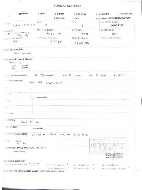 Clinical Abstract Pdf