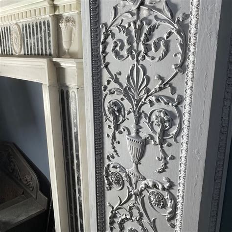 A Magnificent Set Of Four English Pine And Composition Neo Classical