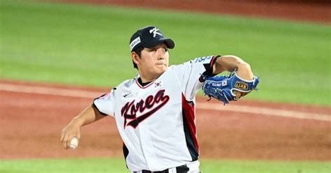 사진 성인대표팀 데뷔전 갖는 김택연 조선비즈