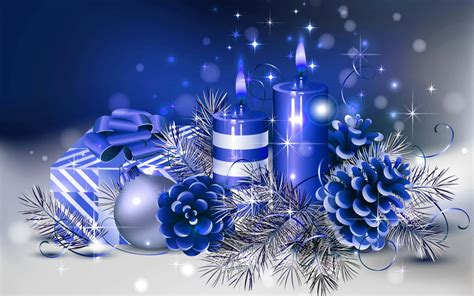 100 Blaues Weihnachten Wallpaper Kostenlos