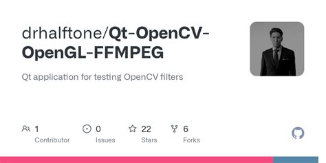 Github Drhalftoneqt Opencv Opengl Ffmpeg Qt Application For Testing