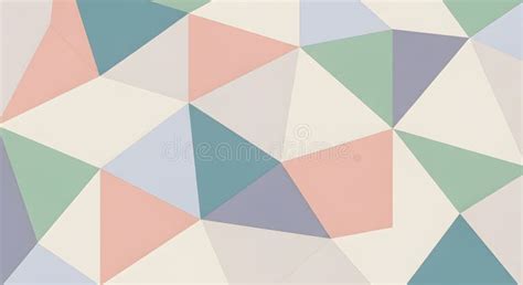 Triangle Tiling Flat Sample In Digital Tile Pastel Stock Illustration Illustration Of