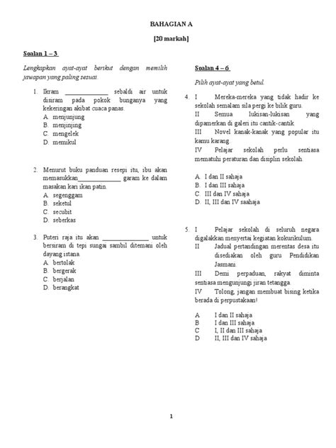 Bm Ting 3 Kertas 1 2019 Pdf