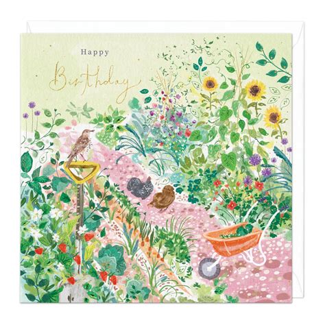 Vegetable Patch Birthday Greeting Card The Paper Mouse