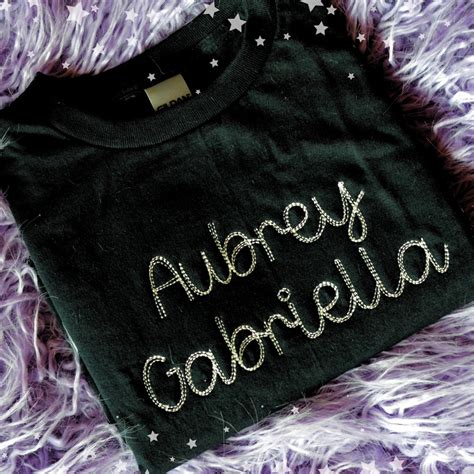 Aubrey Scribble Cursive Font Machine Embroidery Design