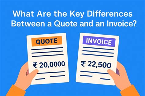 Whats The Difference Between Quotation And Invoice