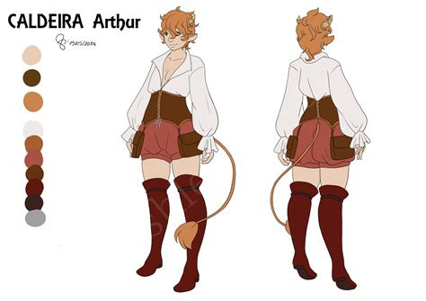 Artstation Mays Chara Design Sheet
