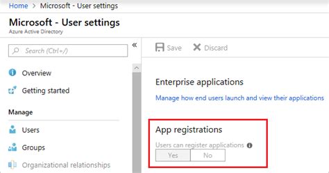 Azure App Registration Keys Access Fasrbond