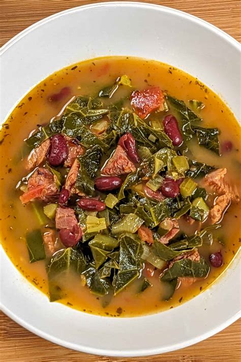 Scotch Bonnet Smoked Turkey Collard Greens Beans Soup Just Maika Cooking