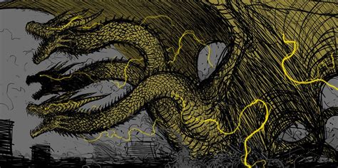 93 King Ghidorah The King Of Void Ideas Kaiju Monsters Godzilla Kaiju