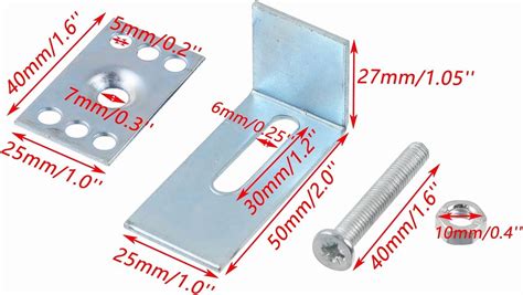Hyke 24 Pack Undermount Sink Clips Kitchen Sink Brackets Clips For