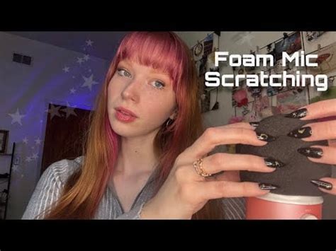 Asmr Fast And Aggressive Foam Mic Scratching W Hand Movements
