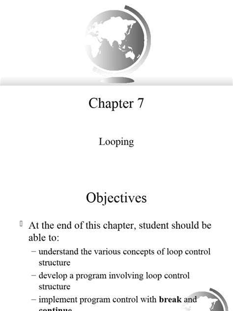 Chapter 7 Looping Pdf Java Programming Language Programming