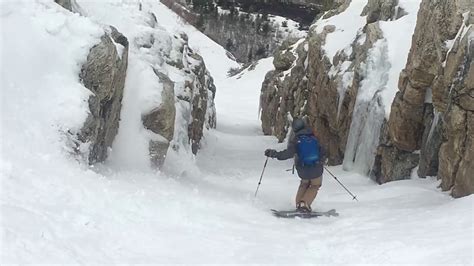 Telemark Skiing Terminal Cancer Couloir Ruby Mountains Nevada Youtube