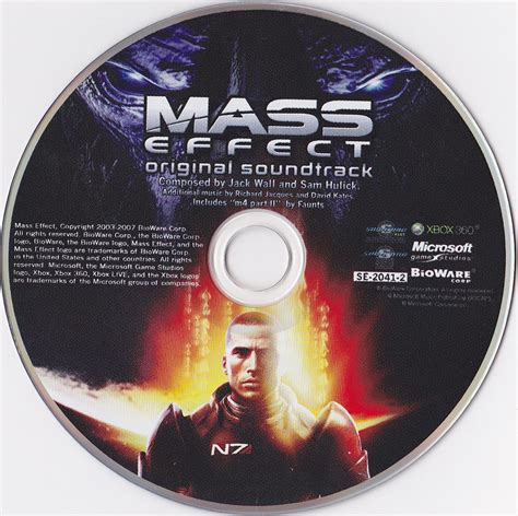 Mass Effect Original Soundtrack музыка из игры