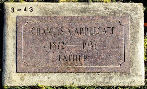 Charles A Applegate 1872 1937 Find A Grave Memorial
