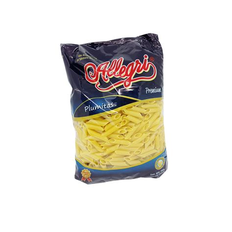 Pasta Plumitas 1kg Allegri Gran Feria Pzo
