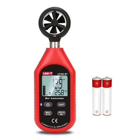 Uni T Ut363 Mini Anemometer Battery Store