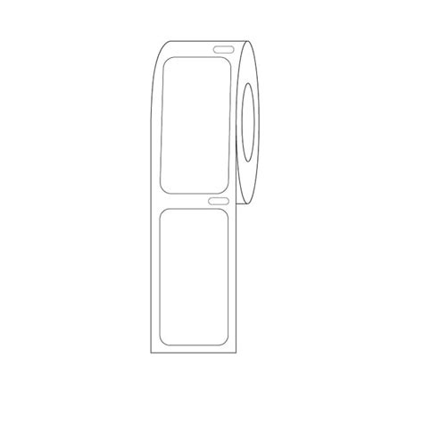 Fisherbrand Direct Thermal Cryogenic Storage Rectangular Labels Direct
