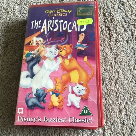 Walt Disney Classics The Aristocats Vhs Video Tape Vintage Retro