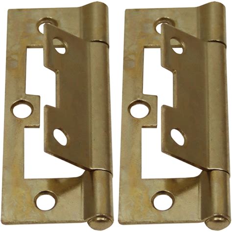 Hinge Flush 65mm Brass Pl Sold Per Pair Brass Plated 1 4mm Fowkes Bros
