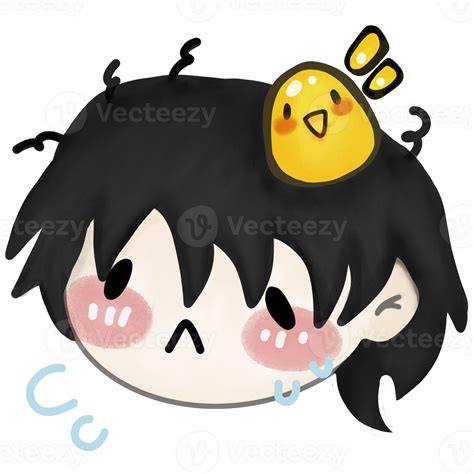 Sad Chibi Boy Crying Face 27257757 Png