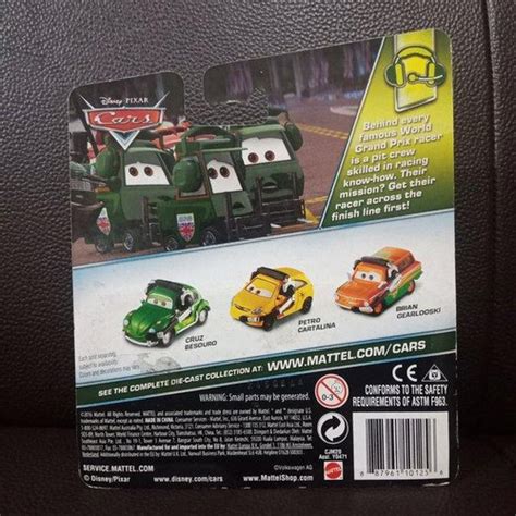 Jual Mattel Disney Pixar Cars Original Cruz Besouro Wgp Pit Crew