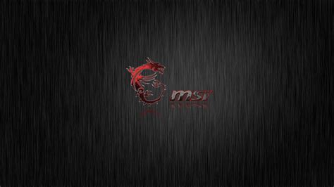 79 Msi Desktop Wallpapers Red Dragon Logo On Black Wallpaper