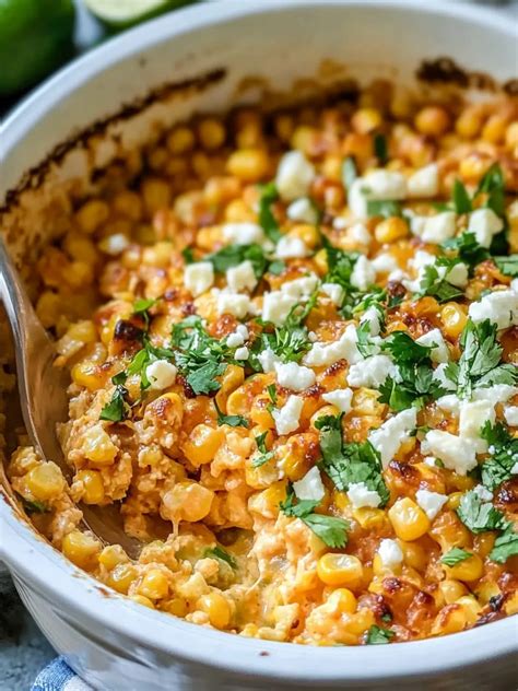 Irresistible Mexican Street Corn Casserole For Comfort Food Lovers