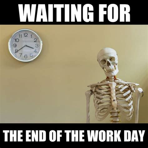 Still Waiting Skeleton Meme
