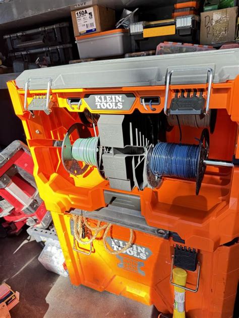 Klein Tools Modbox Wire Spool Dispenser In The Tool Storage Accessories