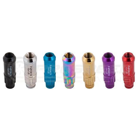 Nrg 700 Series Long Steel Wheel Lug Nuts Wdust Caps M12x15 Ln