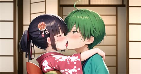 べろちゅー 【ai】濃厚キス ポコ太のイラスト Pixiv