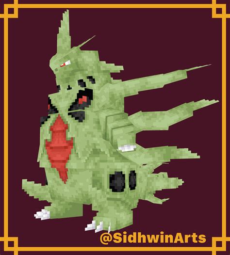 Artstation Mega Tyranitar Cobblemon Unofficial