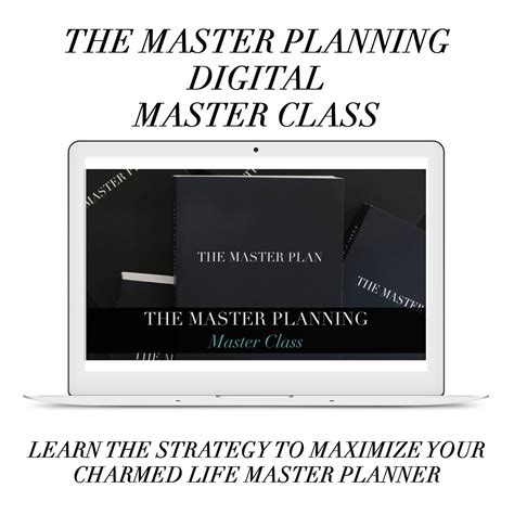 Master Planning Digital Master Class The Charmed Shop
