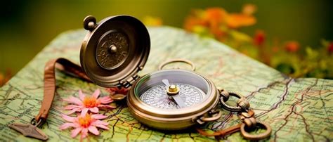 Premium Photo Compass N