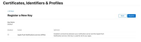 ios push notification token setup knowledge base