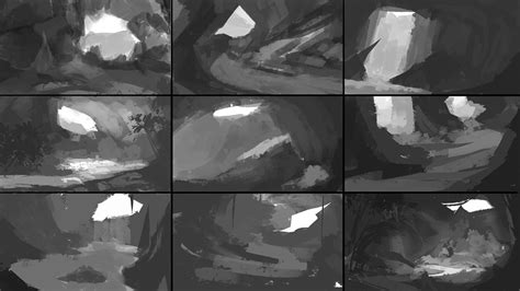 Cave Concept Art Behance